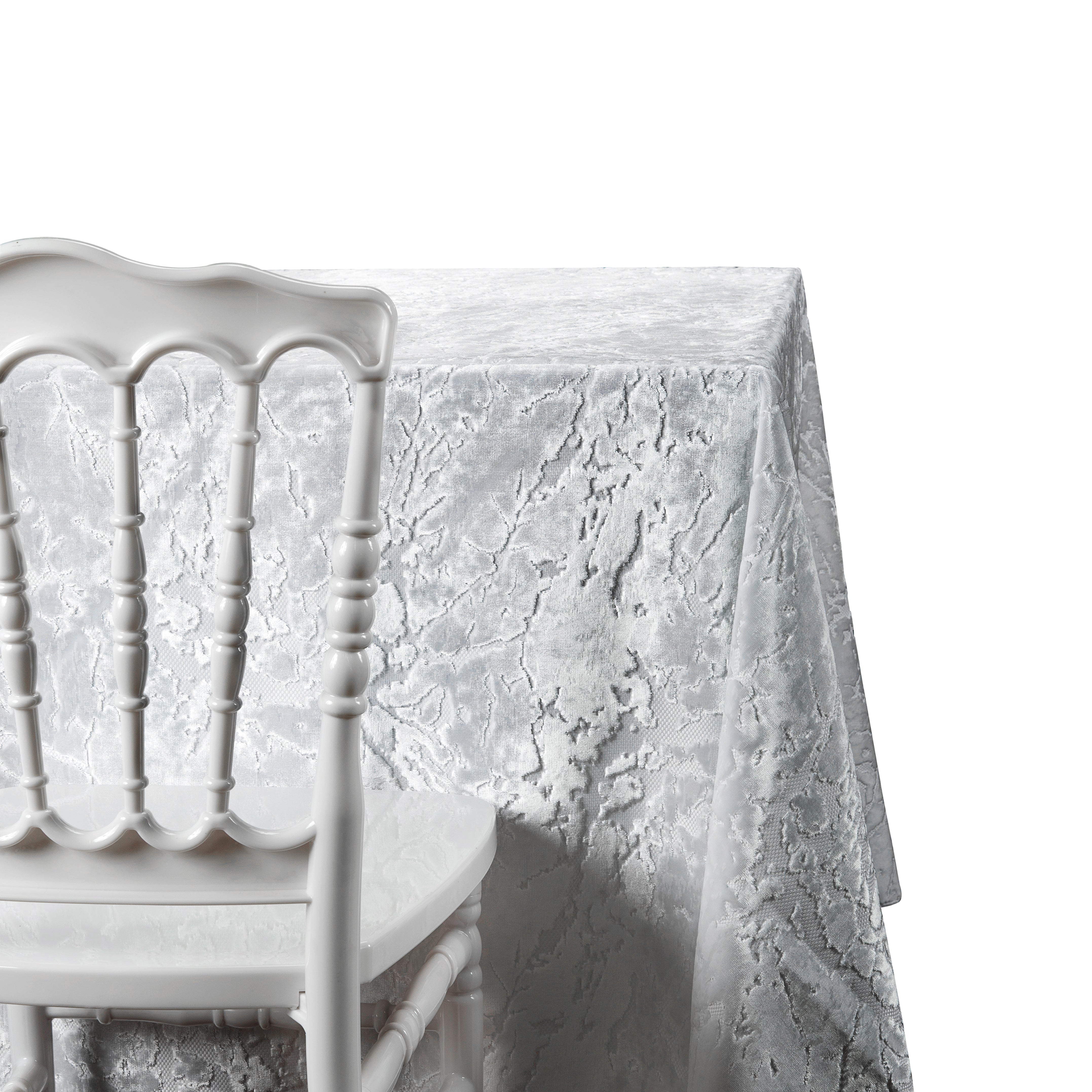 Marbled Velvet White – Table Linen